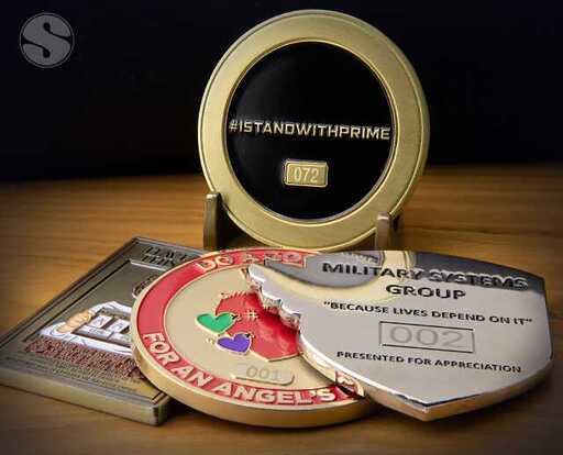 Custom 3D Challenge Coins – Signature Coins