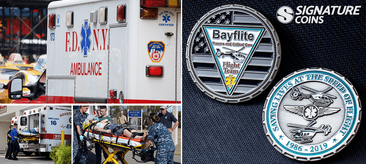 Custom EMS Challenge Coins – Signature Coins
