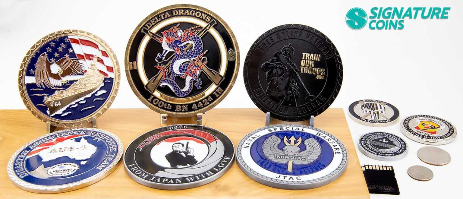 Round Challenge Coins – Signature Coins